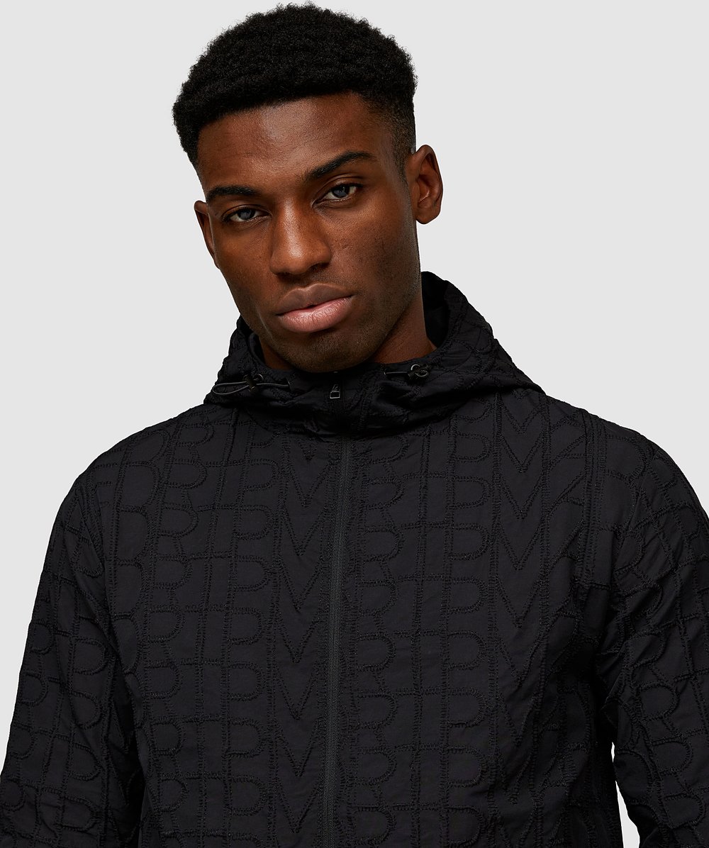 Hoax Repeat Stitch Windbreaker | Dripmade